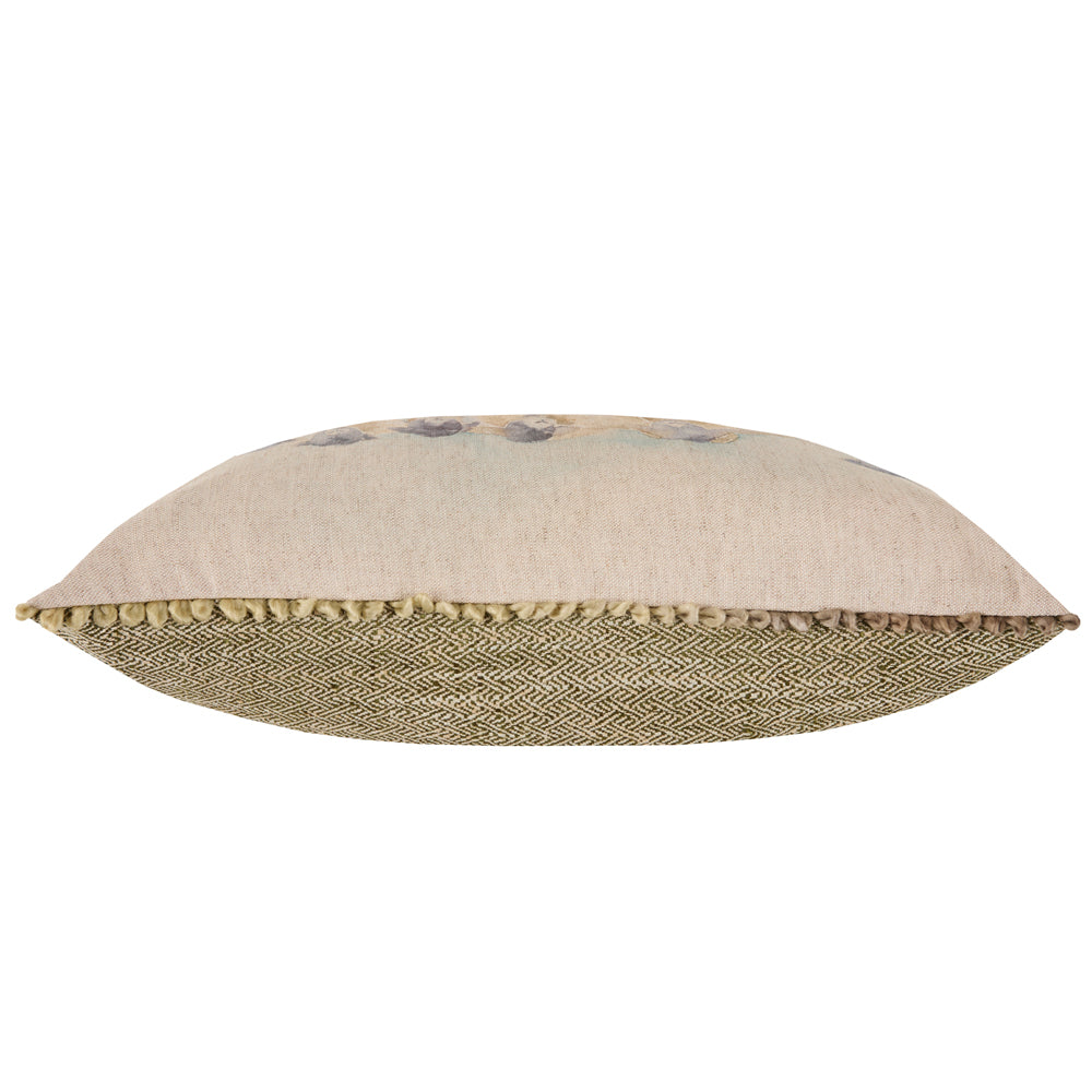 Come By Cream Printed Feather Filled Cushions | Cream Cushions | Voyage ...