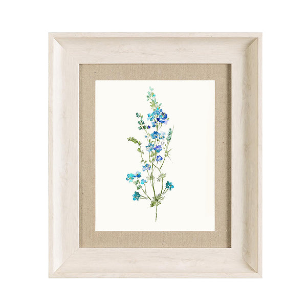 Dotty Birch Framed Print | Blue Wall Art | Voyage Maison