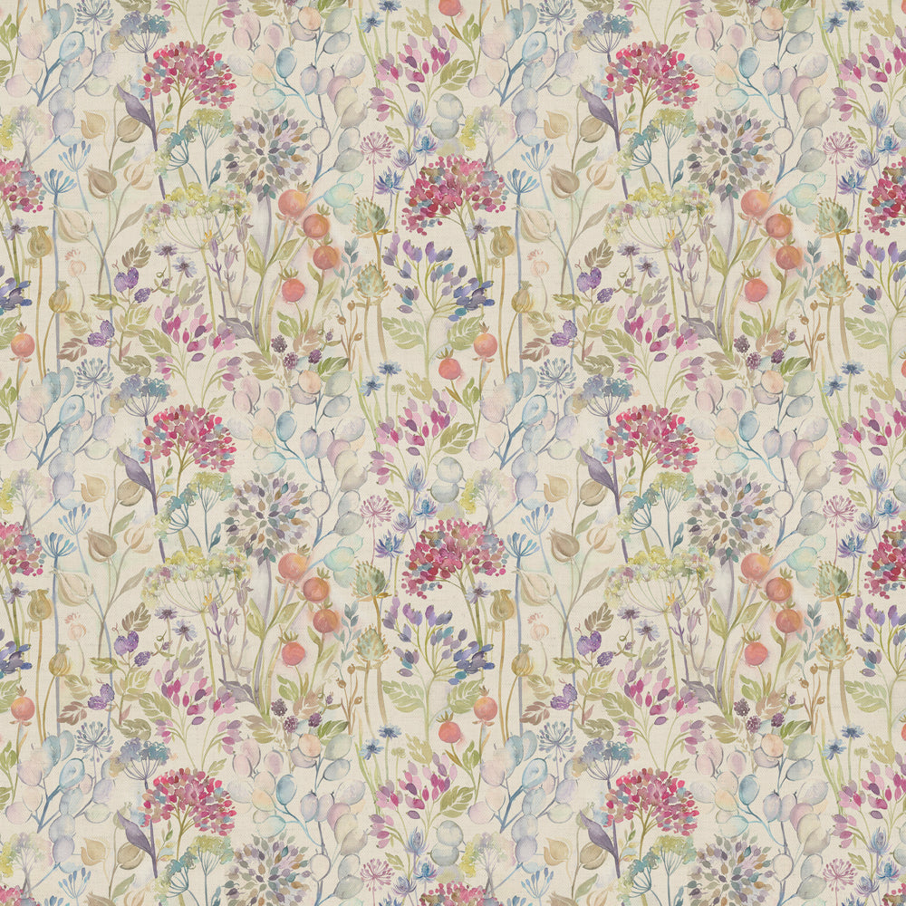 Country Hedgerow Classic Printed Cotton Fabric (By The Metre) | Pink ...