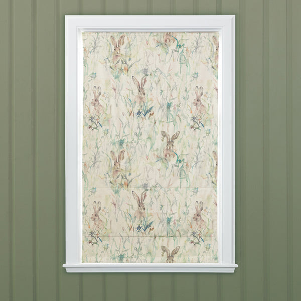 Jack Rabbit Default Printed Cotton Made to Measure Roman Blinds | Green ...