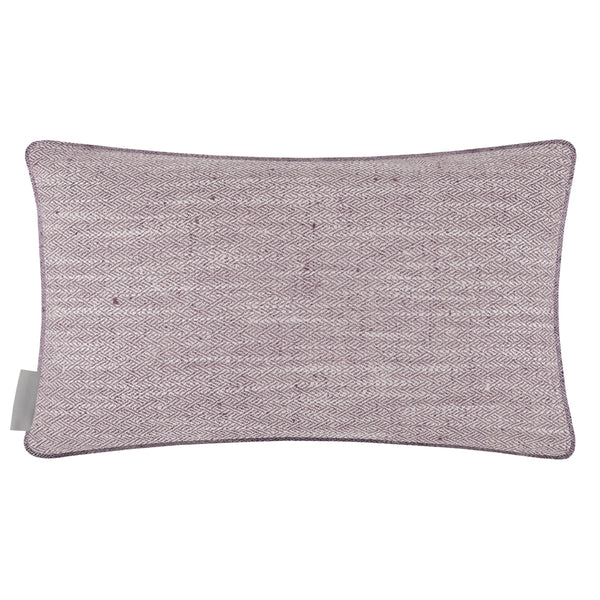 Jedburgh Heather Textured Woven Rectangular Feather Filled Cushions ...