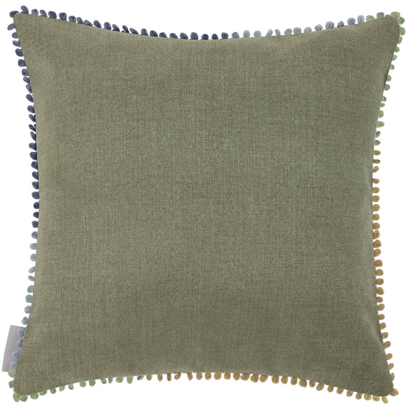 Lydiard Linen Printed Cushion Cover | Green Cushions | Voyage Maison
