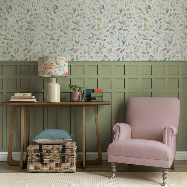 Misley Pink 1.4m Wide Width Wallpaper (By The Metre) | Peony | Voyage ...
