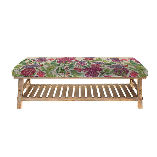 Fairytale Bristles Damson Rupert Bench | Pink Furniture | Voyage Maison