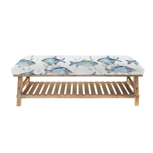Ives Waters Marine Rupert Bench | Blue Furniture | Voyage Maison