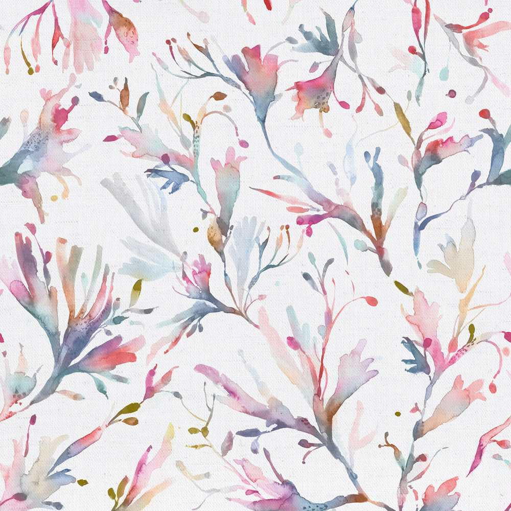 Seaweed Abalone Printed Cotton Fabric (By The Metre) | Pink Fabric ...